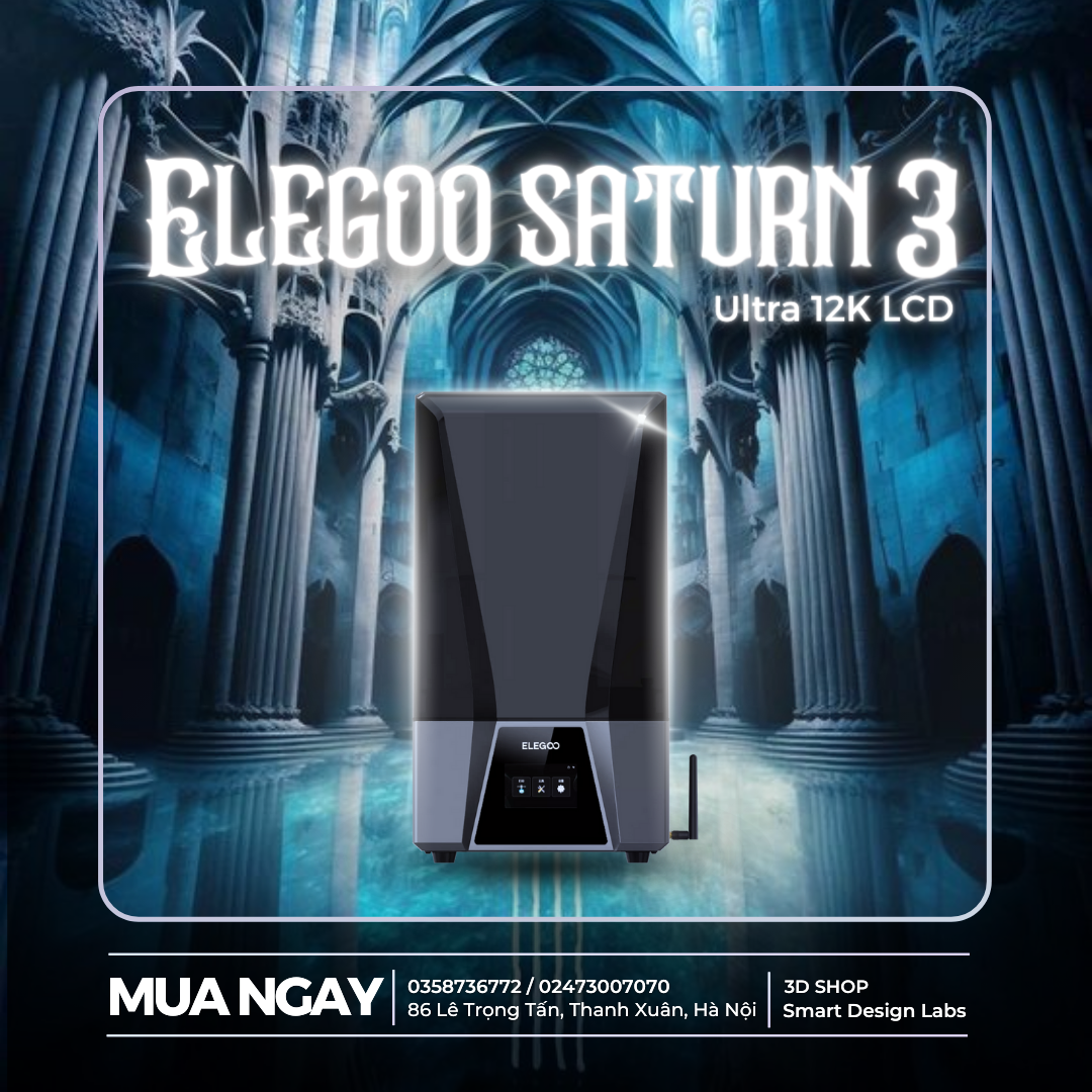 Máy in 3D Elegoo Saturn 3 Ultra 12K LCD và ứng dụng đa dạng của nó
